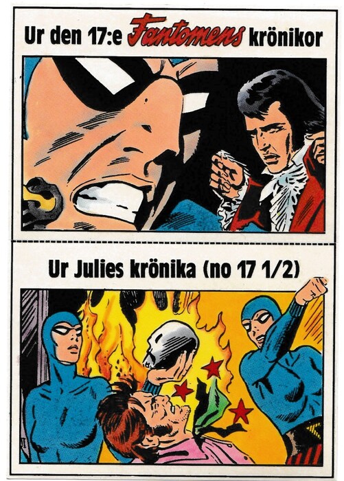Fantomen Klistermärke ur den 17:e krönikor & Julies krönika Fantomens ...