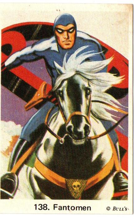 Fantomen Samlarkort Bulls Bull's 138 med logga :: BossesComics.com